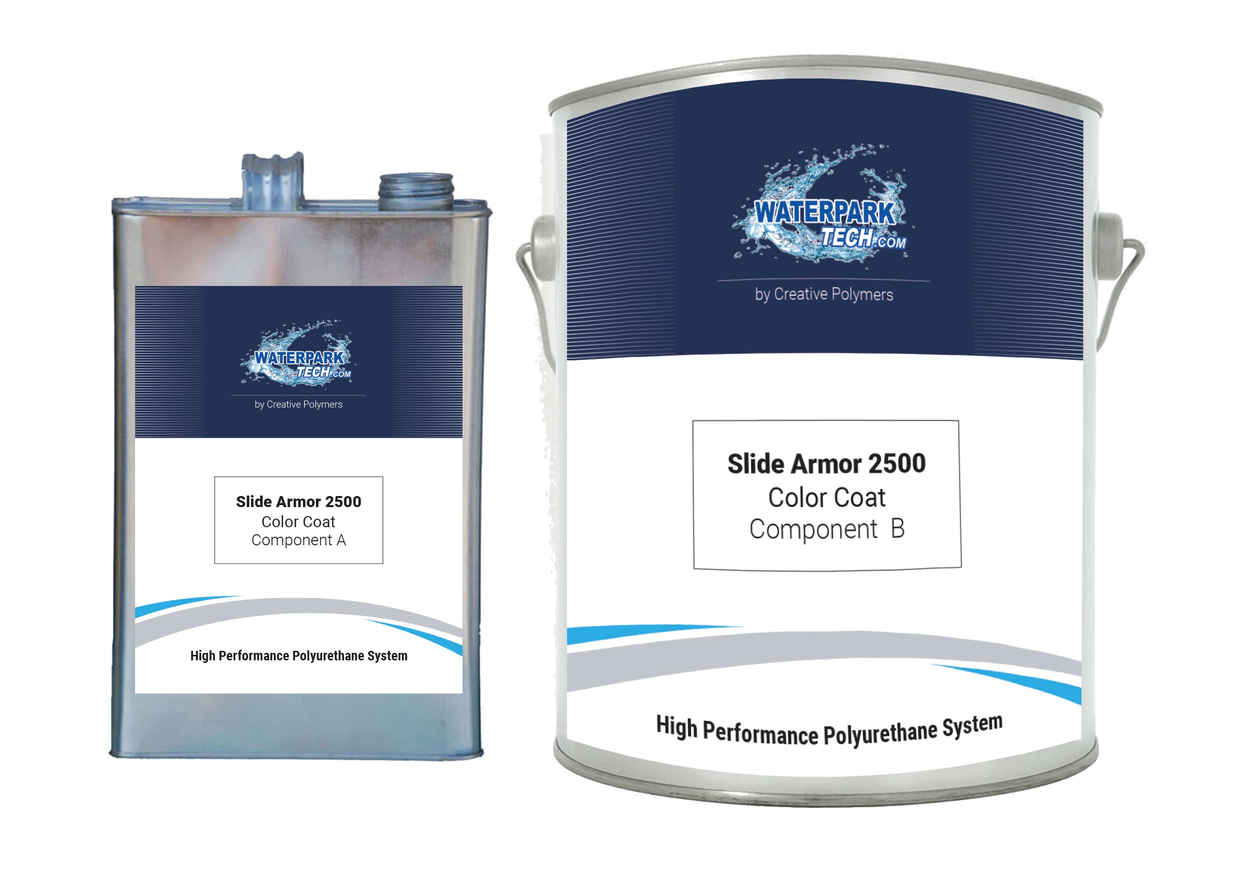 Slide Armor 2500 Color Coat - Water Slide Paint for Pool Maintenance ...